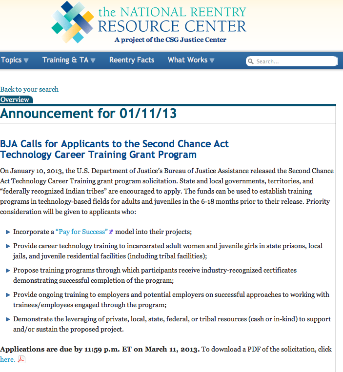 Uncategorized – Reentry Court Solutions